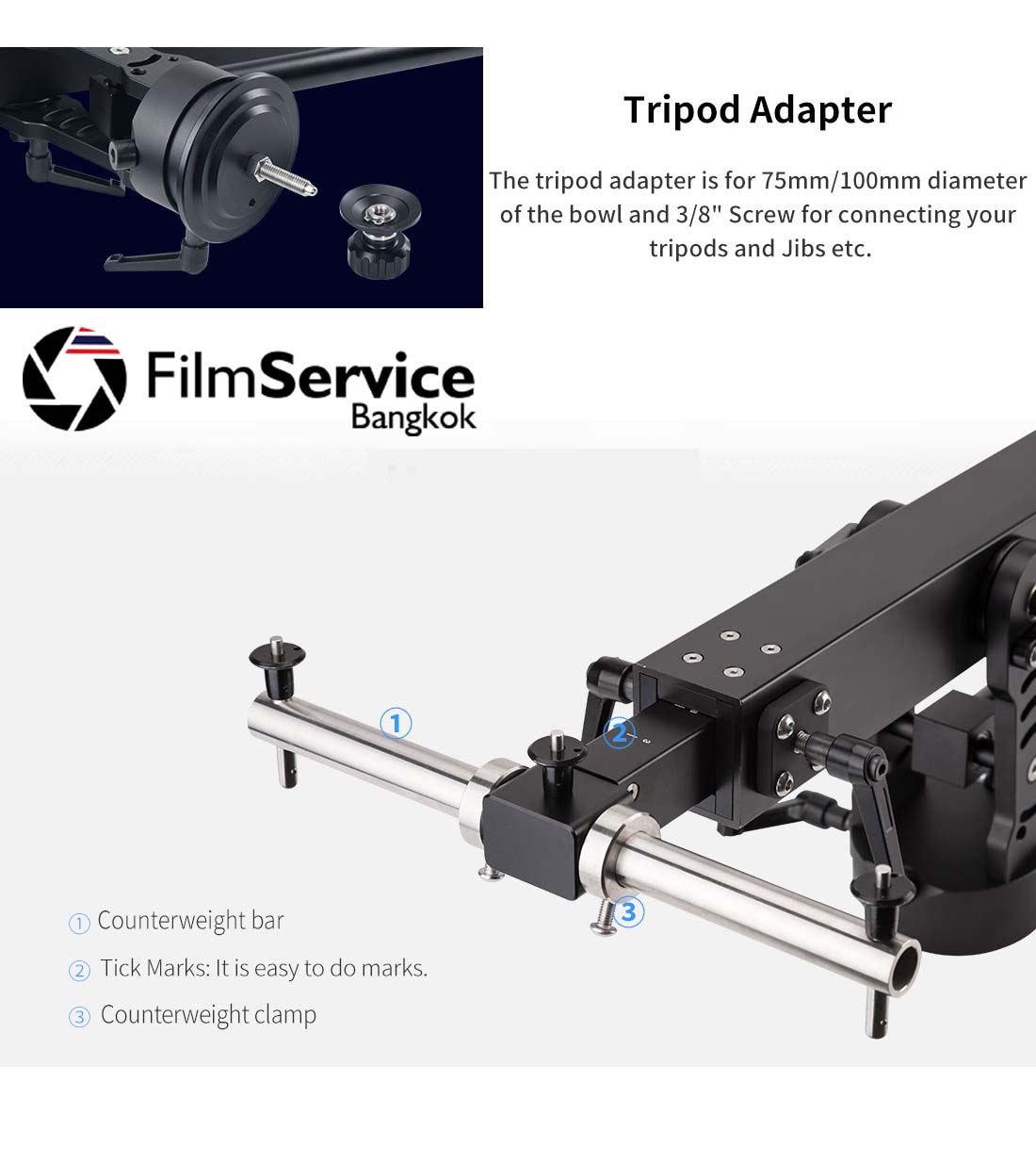 Mini Jib NITZE AL2120 – Rental | We are Filmmakers