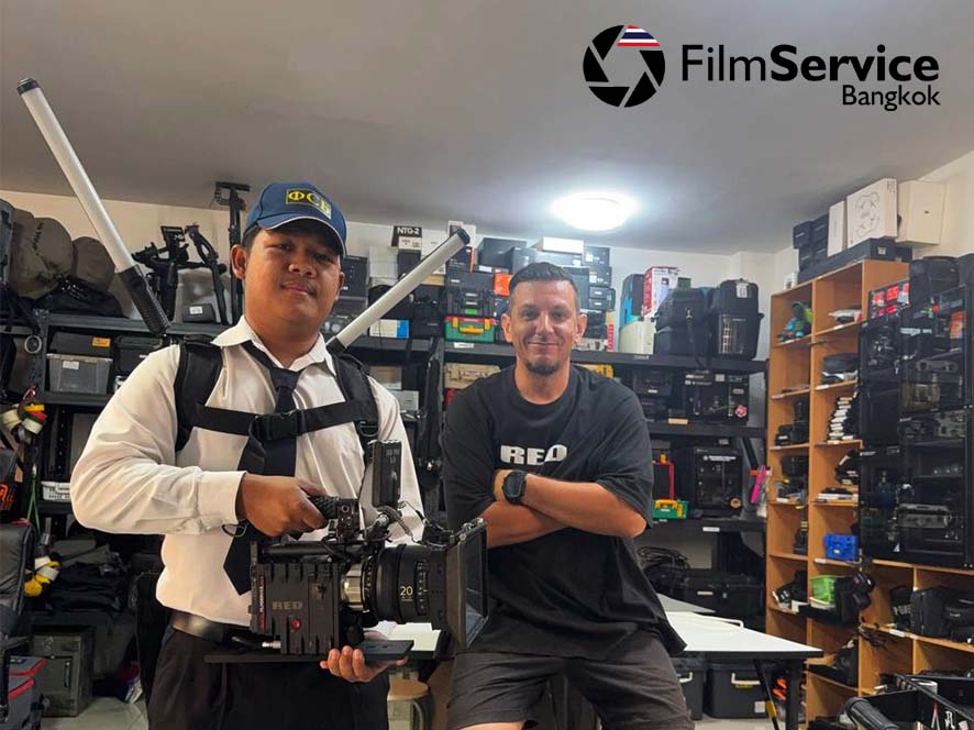 Solo Videography Lighting Carrying Vest V-Mount LED Tube Rental Bangkok